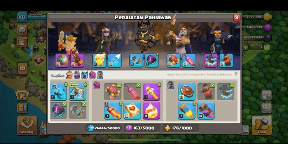 Buy Account TH 18 CHEAP 3 EQ EPIC MAX CWL 439 (SAFE AND GUARANTEED ...