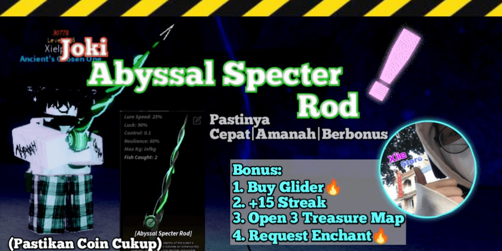 Beli Joki Joki Abyssal Specter Rod (Cukup Siapkan Coin) | Joki Abysal ...