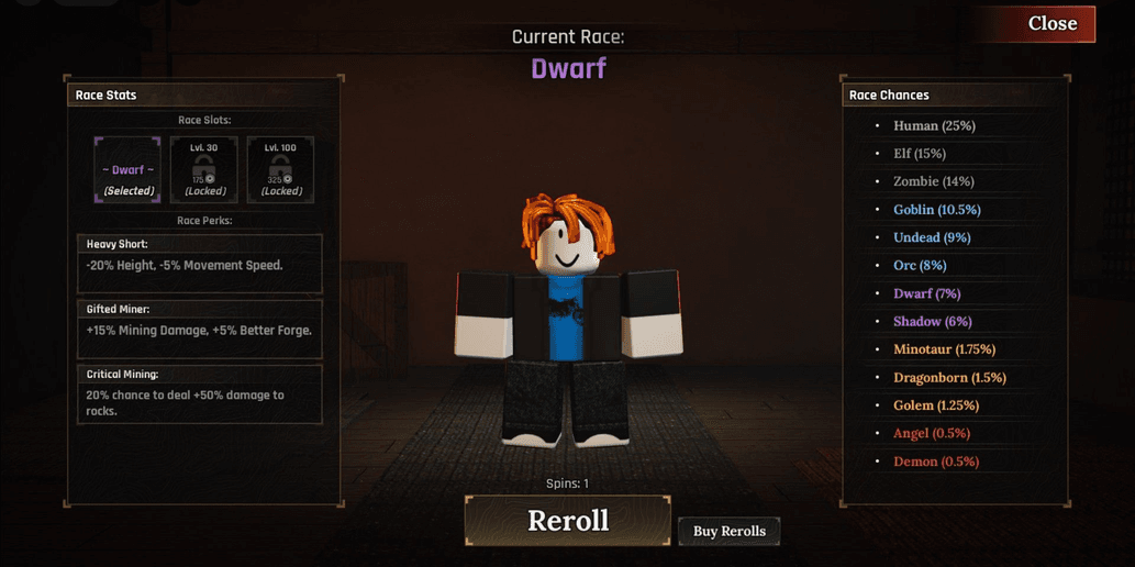 Beli Akun Dwarf | Starter Account The Forge Terlengkap dan Termurah ...