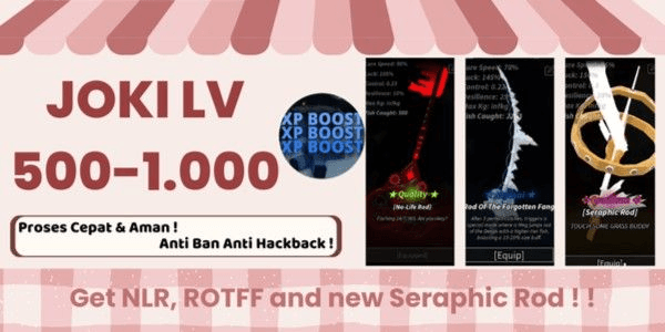 Beli Joki Joki Level 500-1000 | CHECK DESCRIPTION Fisch Terlengkap dan ...