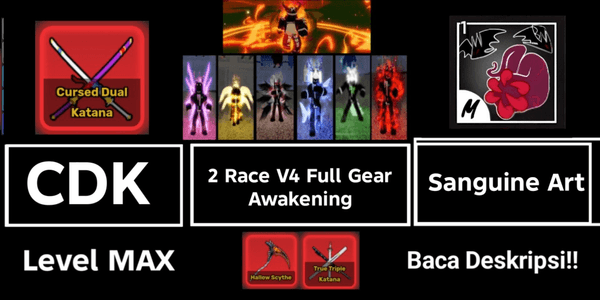 Buy Account Akun [CDK + Sanguine Art + 2 Race V4 Full Gear Awakening ...