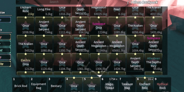 Beli Akun Akun Fisch Lvl 1000 | Coin 50M + | Rod unlocked 91 % | Free ...