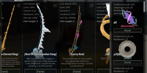 Buy Account Akun Level 1000(max) Seraphic Rod Fisch 3300060 | itemku