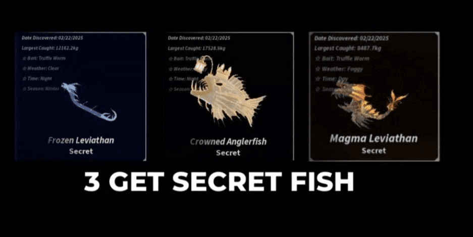 Beli Item 3 SECRET FISH (MAGMA LEVIATAN, FROZEN LEVIATAN, CROWNED ...