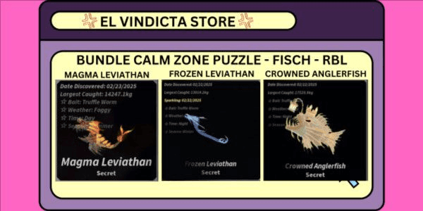 Buy Fish BUNDLE CALM ZONE PUZZLE - FISCH - RBL Fisch 3332958 | itemku