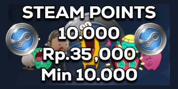 Beli Item Steam Points 10k Rp.30,000 Steam Terlengkap dan Termurah ...