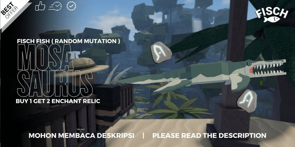 Beli Fish Mosasaurus Fisch Terlengkap dan Termurah Maret 2025 3277254 ...