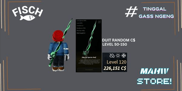 Cheapest Fisch Account | itemku