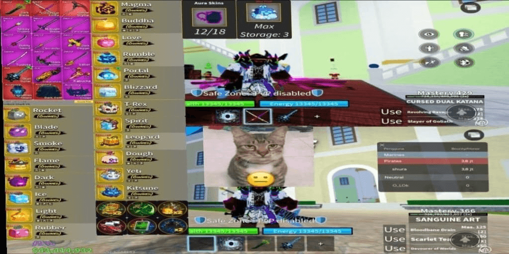 Buy Account AKUN BANYAK 19 PERM KITSUNE LEOPARD YETI SPIRIT DOUGH TREX BLIZZARD RUMBLE PORTAL ...