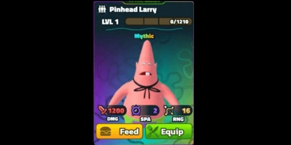 Buy Unit Pinhead Larry SpongeBob Tower Defense 3315750 | itemku