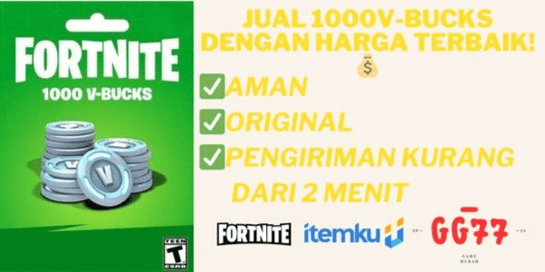 Beli V-Bucks Card 1000 V-Bucks Fortnite Terlengkap dan Termurah Maret 2025 3368892 | itemku