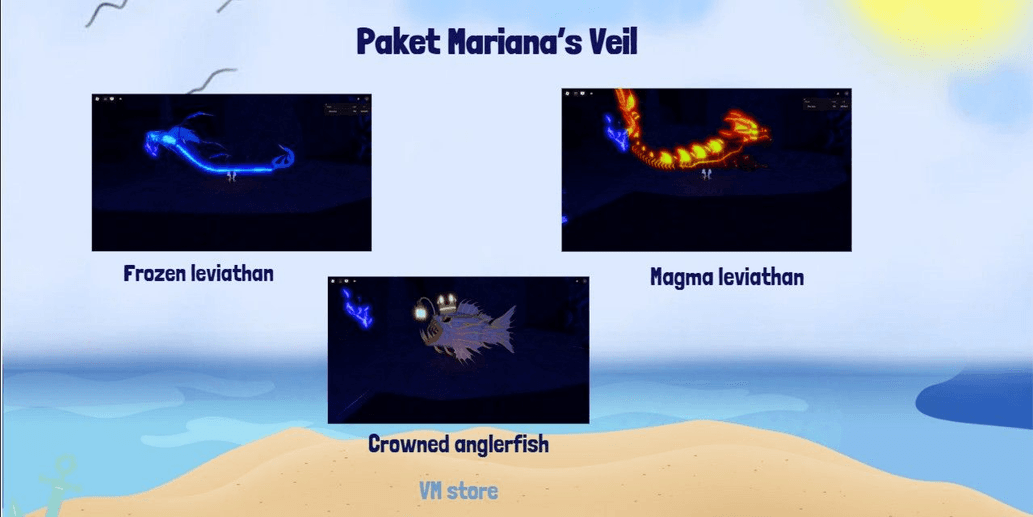 Beli Fish Magma Leviathan (PAKET MARIANA'S VEIL) Fisch Terlengkap dan ...