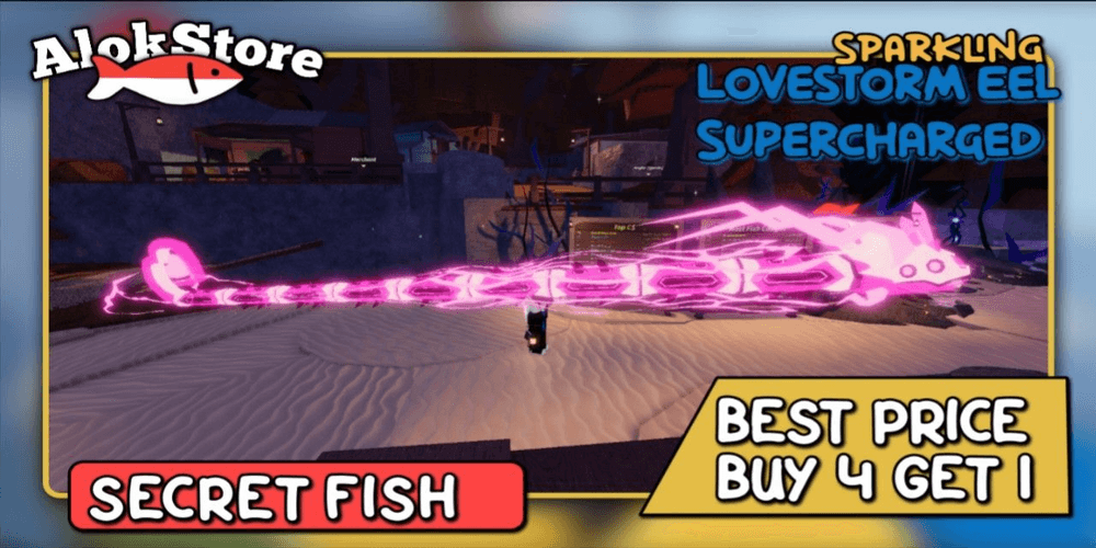 Buy Fish Lovestorm Eel Supercharged - Sparkling | Secret fish Fisch ...