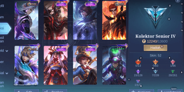 Buy Account (766) Akun Mlbb Skin Col Nata, Aniv Akai, Valen Claude Epic ...