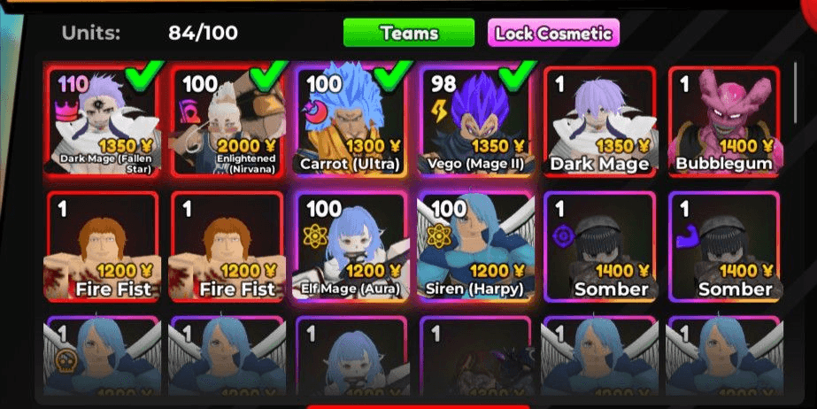 Beli Akun Monarch Vanguard SJW + 305x Trait Rerolls + Ethereal Aizen ...