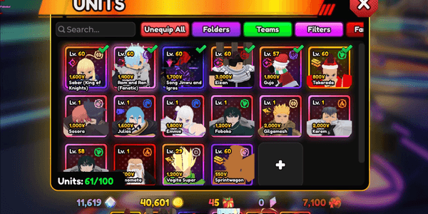 Beli Akun Monarch Vanguard SJW + 305x Trait Rerolls + Ethereal Aizen ...