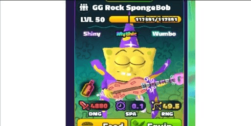 Beli Unit GG Rock SpongeBob SpongeBob Tower Defense Terlengkap dan ...