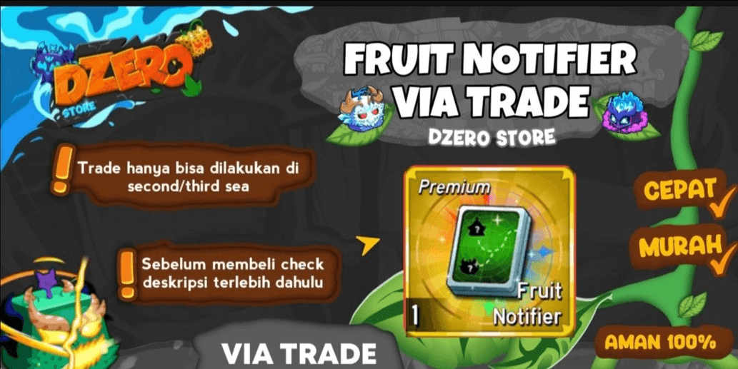 Buy Gamepass Fruit Notifier Blox Fruits 3442079 | itemku