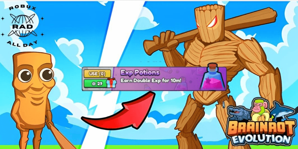Buy Gamepass Exp Potion 10 Min - Brainrot Evolution Brainrot Evolution ...