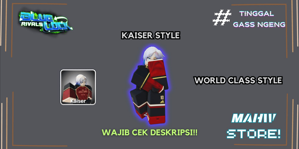 Buy Account Akun Kaiser Style (Blue Lock Rivals) Blue Lock Rivals ...