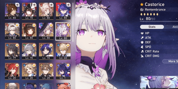 Beli Akun AKUN MURAH 10 LIMIT TL66 CASTORICE + LC SIGNATURE, THE HERTA ...