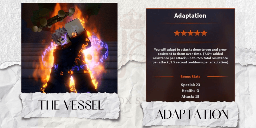 Beli Traits Adaptation The Vessel / Yuji | Mythic Trait - A Universal ...