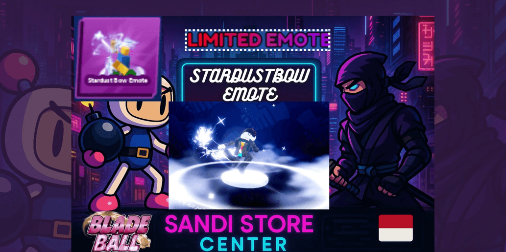 Buy Emote STARDUSTBOW EMOTE Blade Ball 3576217 | itemku