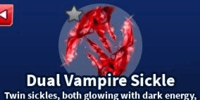 Buy Limited Swords Dual Vampire Sickle Blade Ball 3576970 | itemku