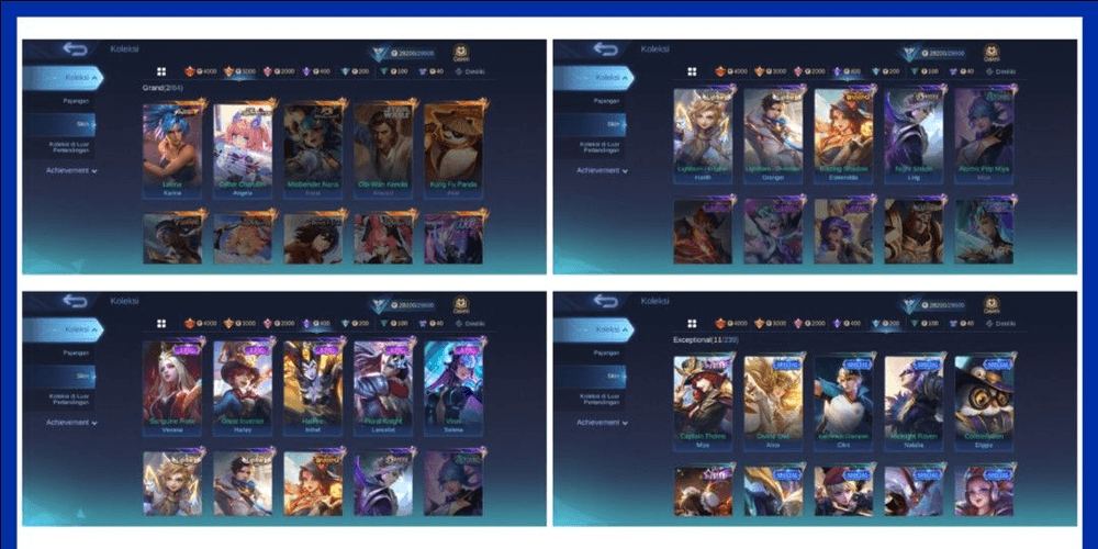 Beli Akun AKUN ML SULTAN MURAH DAN AMAN #3 Mobile Legends Terlengkap ...