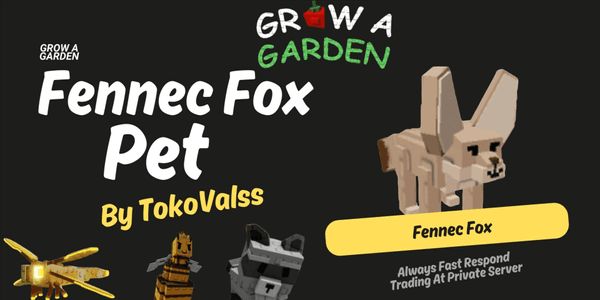 Buy Pets Fennec Fox Grow A Garden 3621629 | itemku