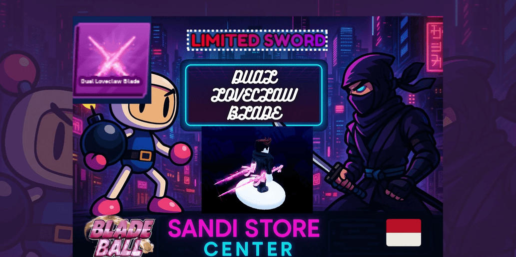 Buy Limited Swords DUAL LOVECLAW BLADE Blade Ball 3558388 | itemku