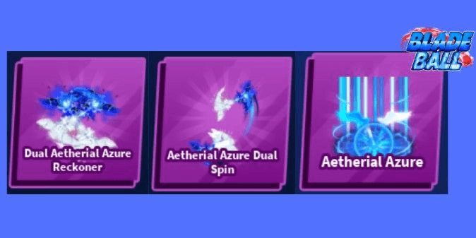 Buy Limited Swords Dual Aetherial Azure Reckoner set Blade Ball 3634100 ...