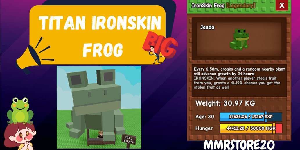 Beli Pets Titan Frog (Huge Pet) - Grow A Garden Grow A Garden ...