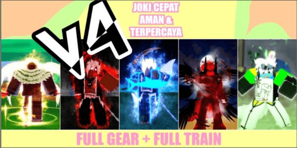 Buy Boosting Service RACE V4 FULL GEAR FULL TRAIN !!! Blox Fruits ...