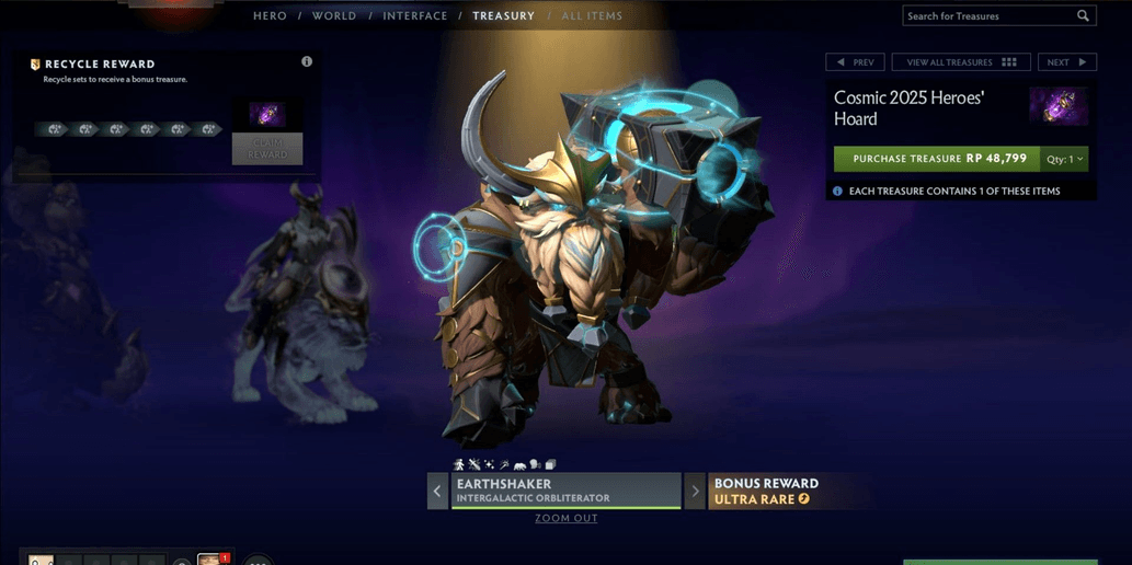 Buy Item Gift Earthshaker Arcana Intergalactic Orbliterator Heroes ...