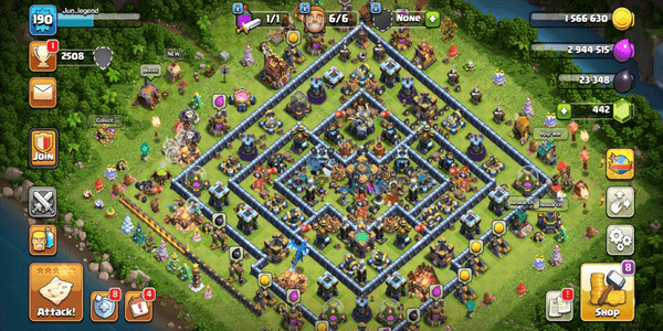 Buy Account Town Hall 14 SEMI MAX = Hero (76 76 51 50 25) - EQUIPMENT ...