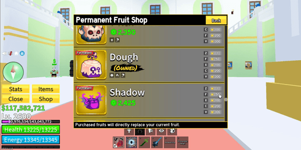 Beli Akun Akun VNG Blox Fruit Gamepass 2X Money, 2X Mastery, 2X Drop ...