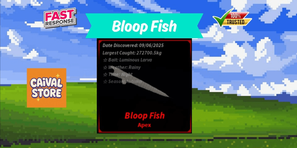 Buy Fish Bloop Fish | Fish Fisch 3829667 | itemku