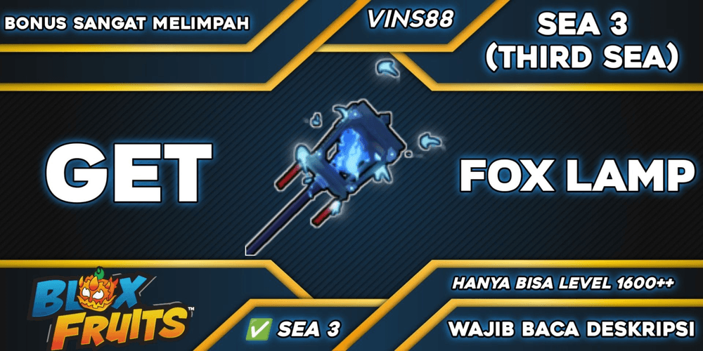 Buy Other Boosting Services Get Fox Lamp Blox Fruits 3837894 | itemku