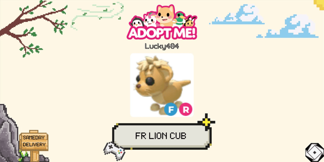 Buy Pet Lion Cub Adopt Me Trading Hub 3845060 | itemku