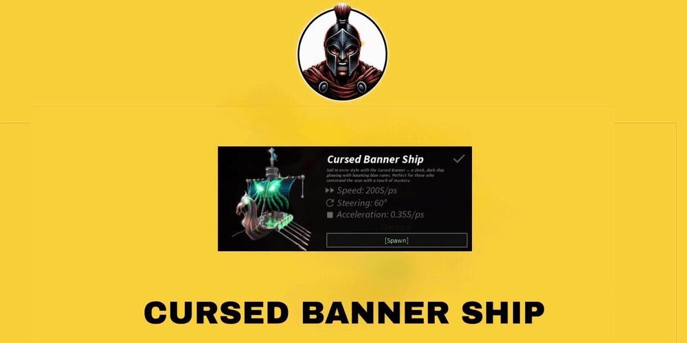 Buy Item Cursed Banner Ship Fisch 3843287 | itemku