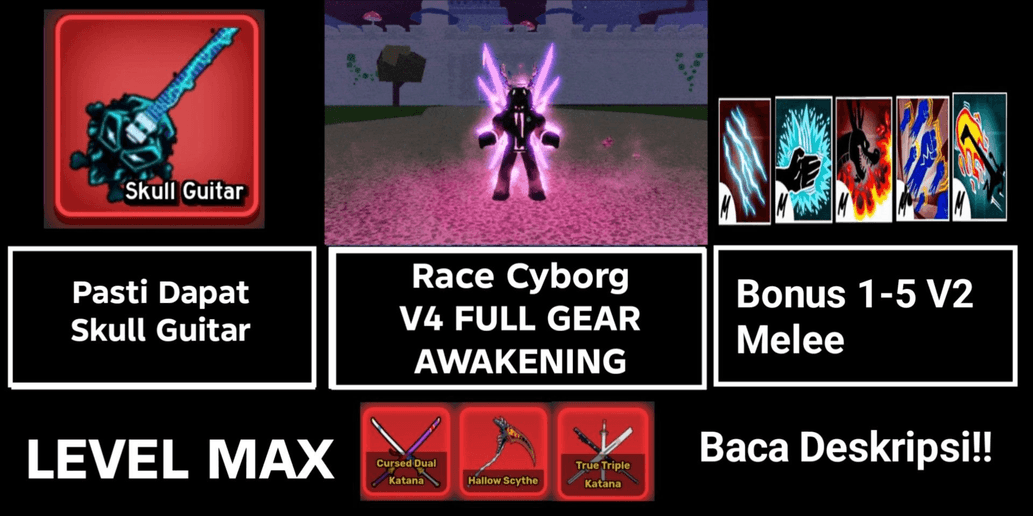 Buy Account MAX LEVEL ACCOUNT CYBORG RACE V4 FULL GEAR AWAKENING ...