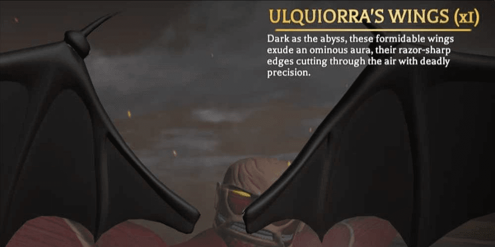 Buy Item Ulquiorra Wing [AOTR] Attack on Titan Revolution cheapest June ...
