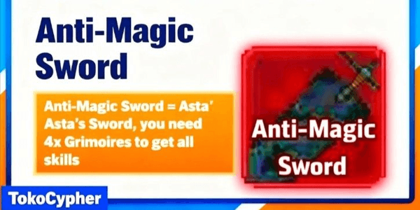 Buy Item Anti-Magic Sword Rogue Piece 4018449 | itemku