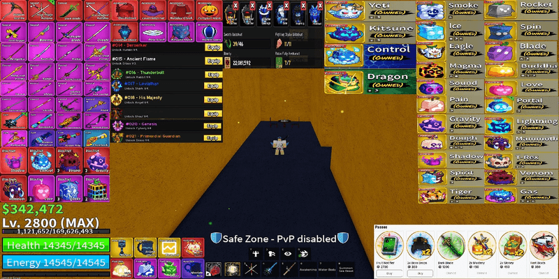 Beli Akun Permanent Dragon And 24 Other Perm,Lvl 2800(Max) Check Photo ...