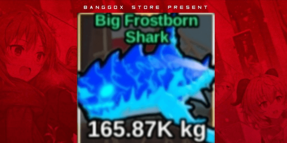 Beli Fish BIG FROSTBORN SHARK MAX TON Fish It! Termurah Mei 2026 | itemku