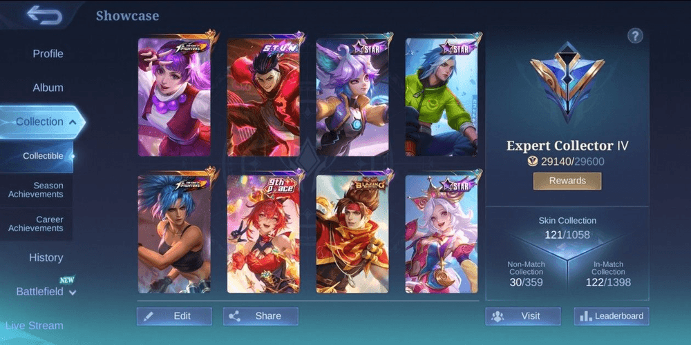 Beli Akun KOF GUIN Mobile Legends Terlengkap dan Termurah April 2026 ...