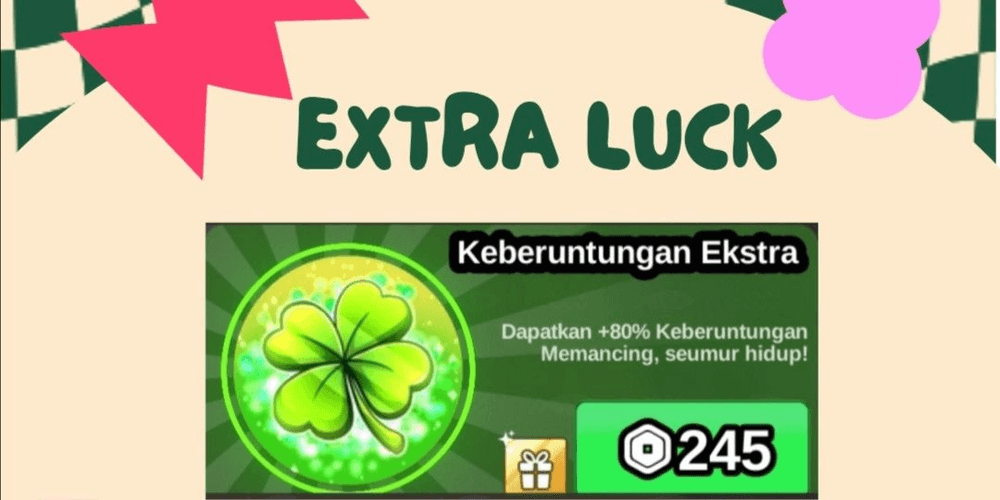Beli Gamepass Extra Luck Fish It! Termurah Mei 2026 | itemku