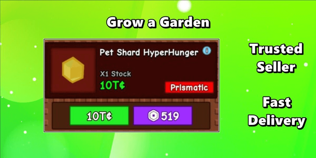 Beli Item Pet Shard HyperHunger Grow A Garden Terlengkap dan Termurah ...