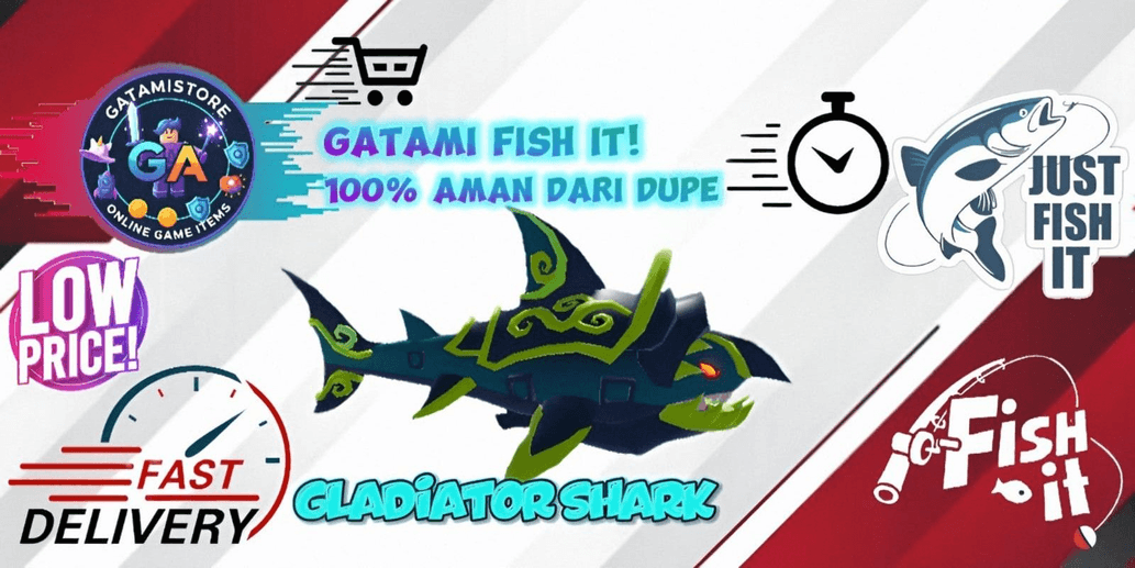 Buy Fish Gladiator Shark Fish It! 4002785 | itemku